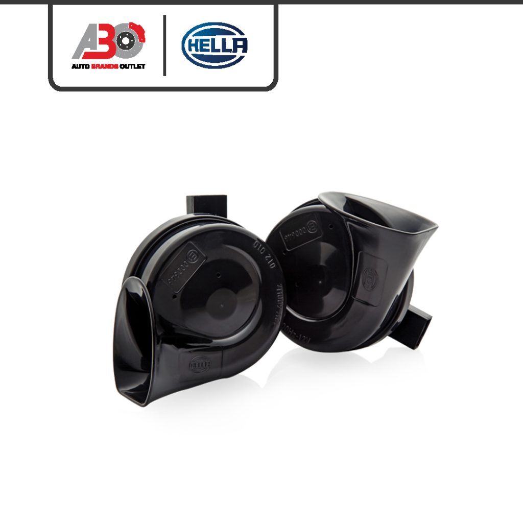 HELLA 12V JP Kuro Twin Tone Fanfare Horn - 3FH 012 010 921 - auto2u