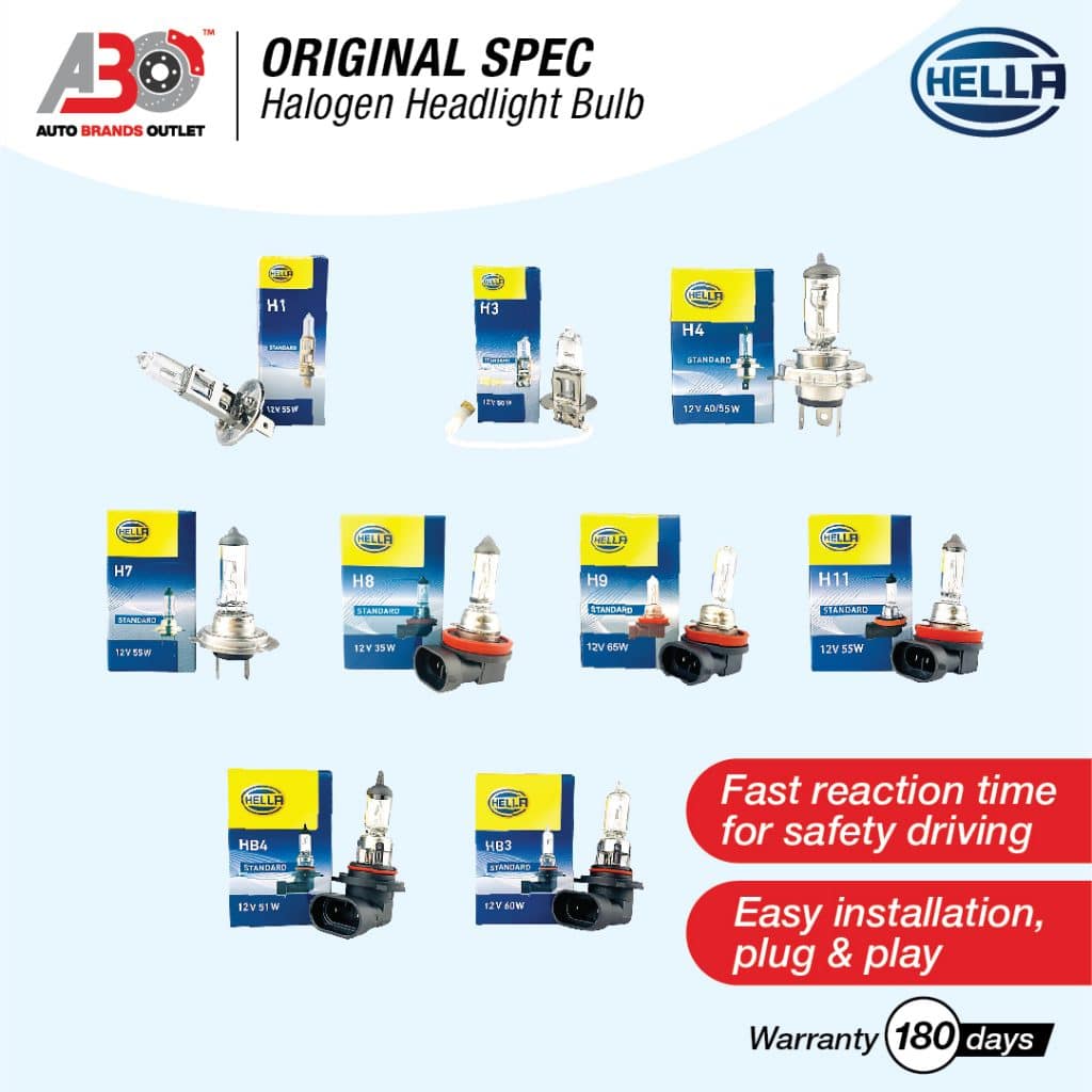 HELLA Original Spec Halogen Headlight Bulb - auto2u