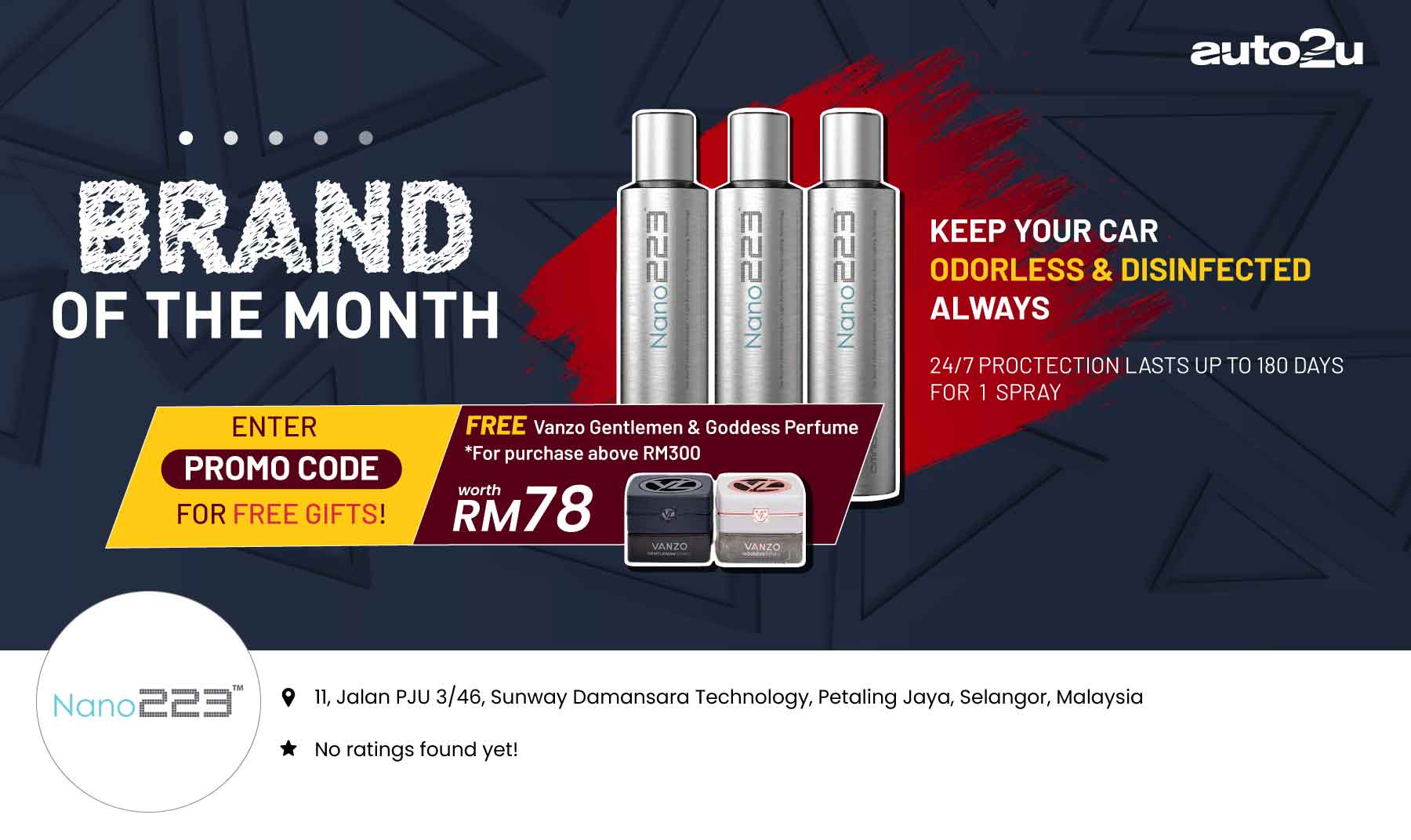 Nano223 Store page - auto2u