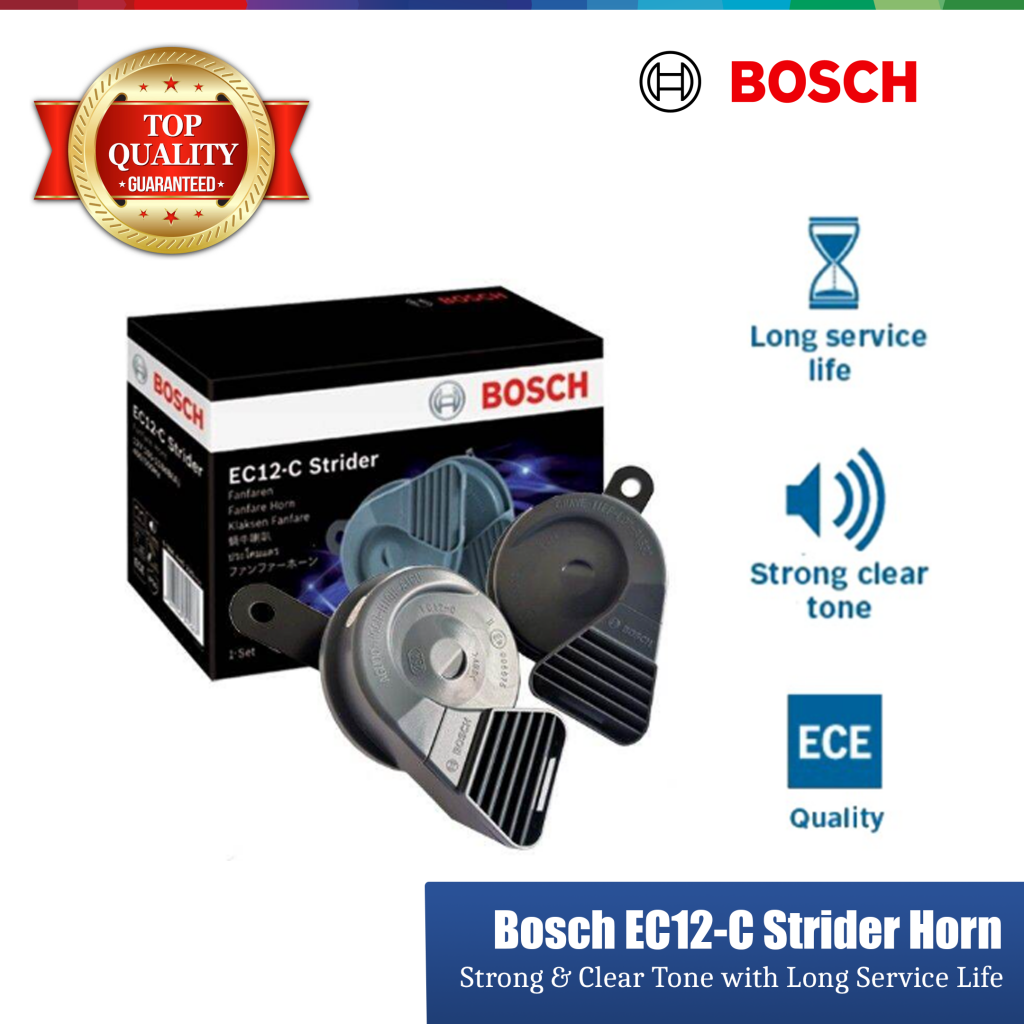 Bosch EC12-C Strider Fanfare Horn Set (Low & High Tone) - 0986AH0220 - auto2u