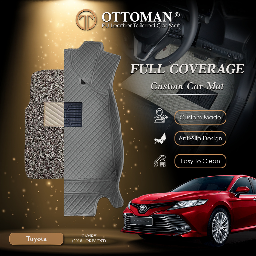 [TITANIUM SERIES] Ottoman Car Mat for TOYOTA CAMRY - auto2u