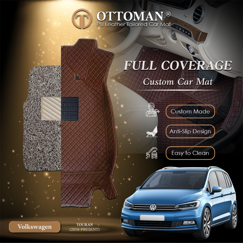 [GALAXY SERIES] Ottoman Car Mat for VOLKSWAGEN TOURAN - auto2u