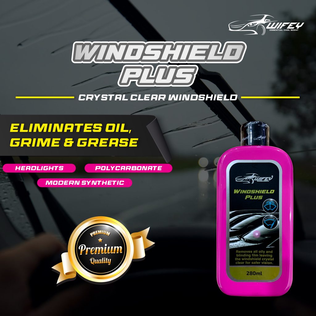 WIFEY WINDSHIELD PLUS 280ML 100% ORIGINAL 【WINDSCREEN WASHER】 - auto2u