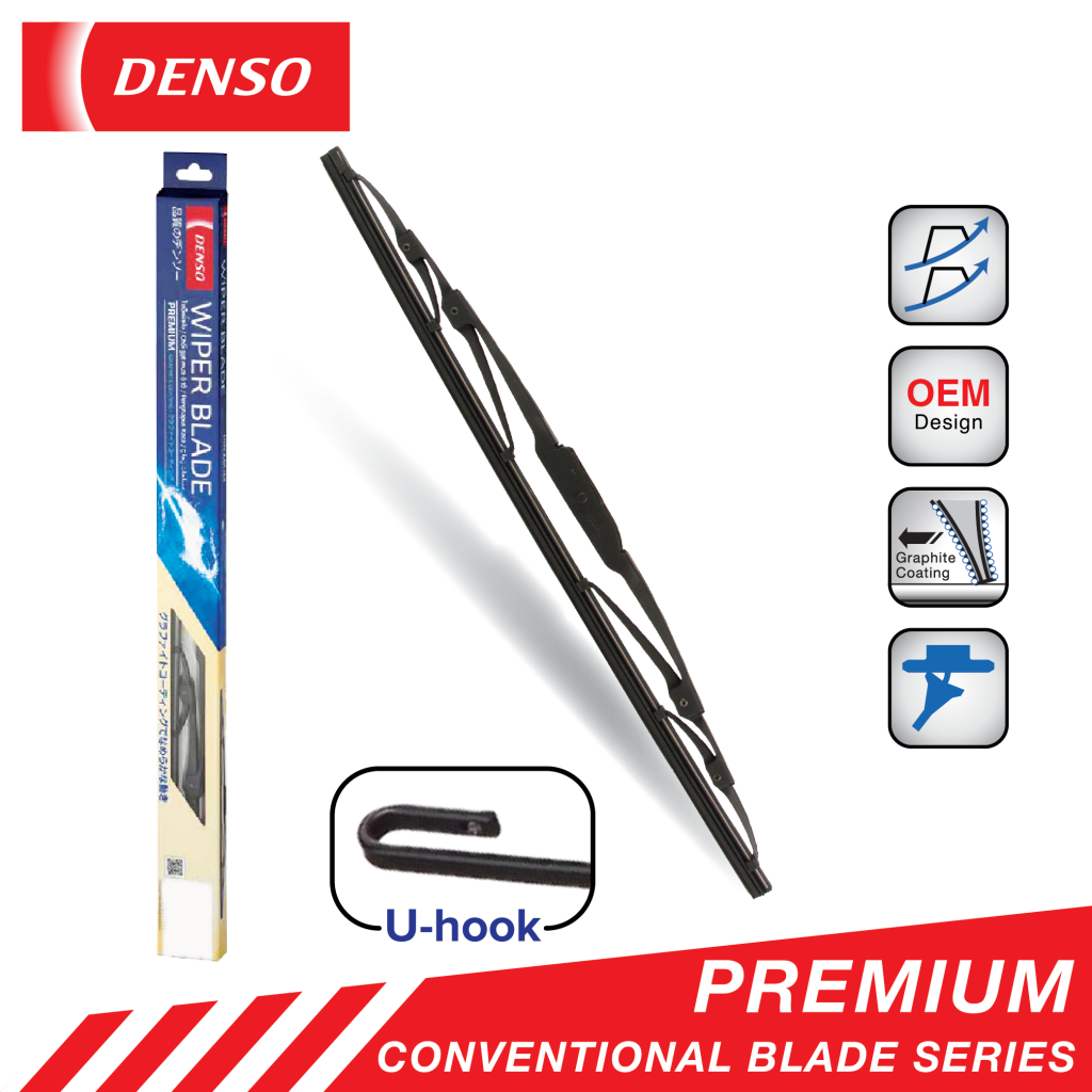DENSO Conventional Blade Premium [DCP Series] Front Wiper Blade - auto2u