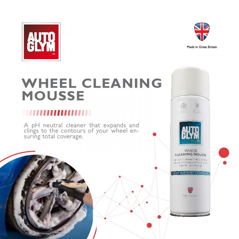 Autoglym Wheel Cleaning Mousse 500ml + Instant Tyre Dressing - auto2u